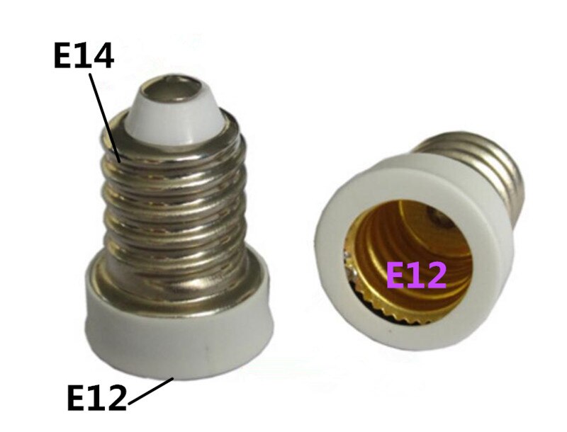 E14 to E12 turn E14 conversion head Lamp Holder Co... – Vicedeal