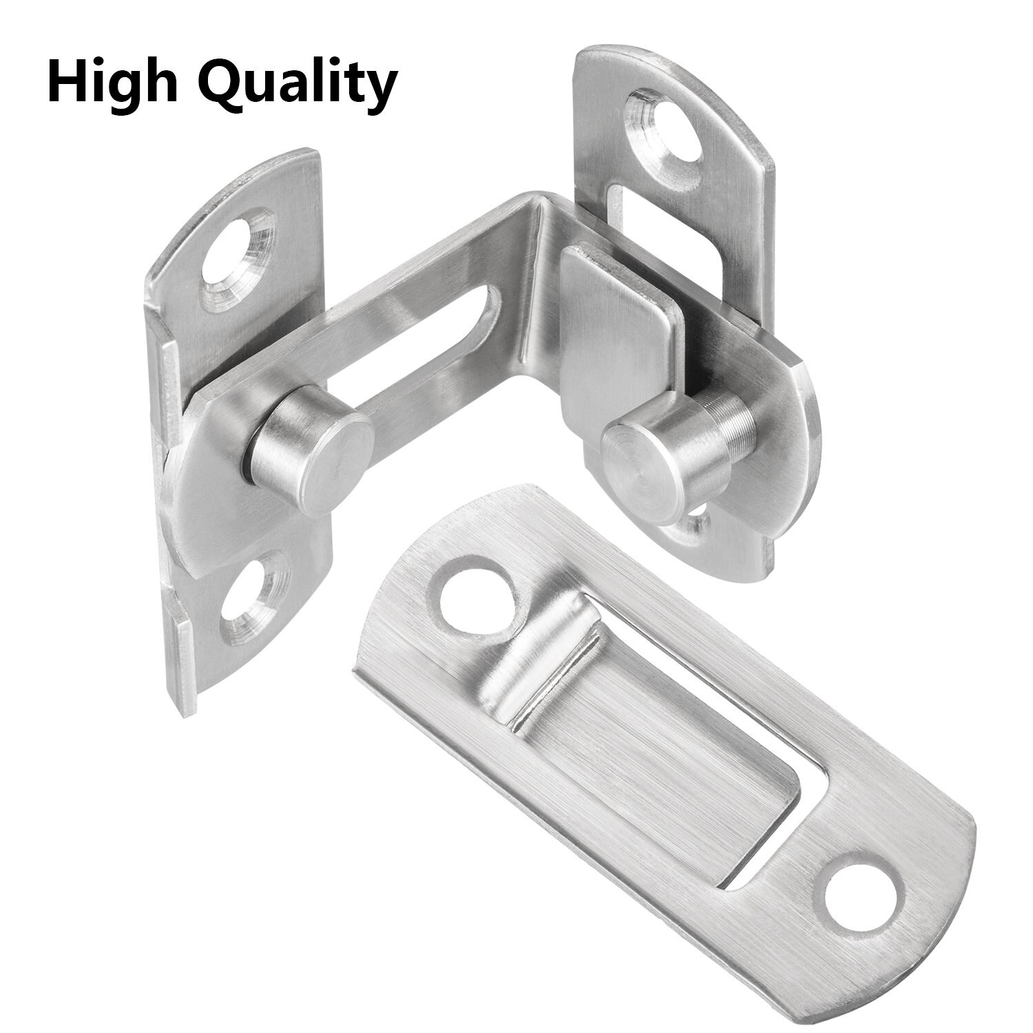 2 Pieces 90 Degree Right Angle Door Latch Hasp Ben... – Grandado