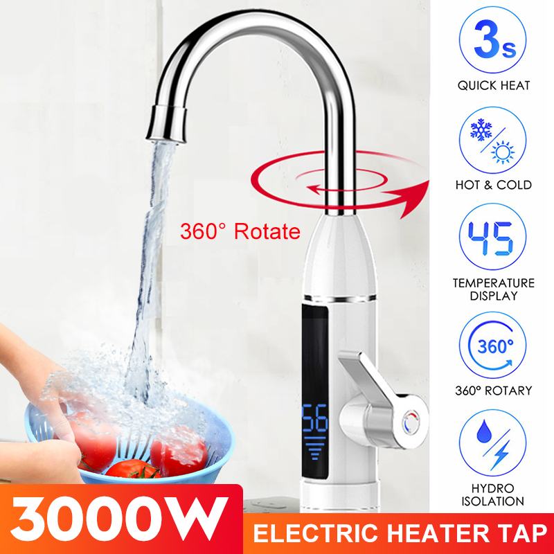 & Koud Elektrische Verwarming Water Tap 3000W Inst... – Vicedeal