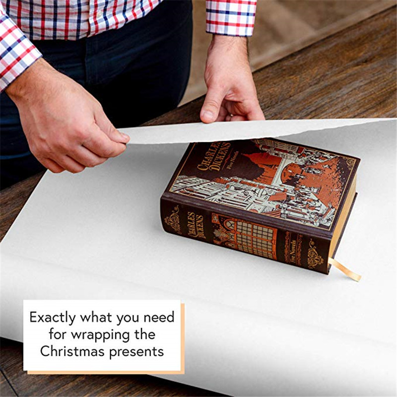 Natural White Kraft Paper Roll for Wedding Birthda... – Grandado