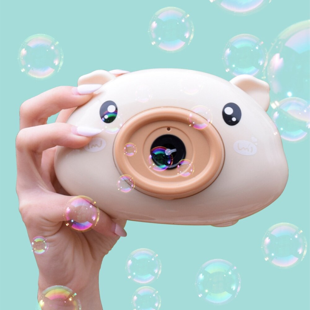 Kid Cute Pig Camera Shape Light Music Automatic Bu... – Vicedeal