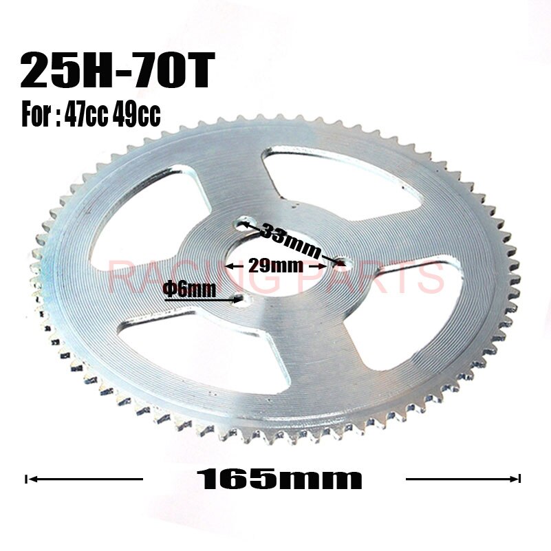 De Motor Winkel 70 70T Tand 25H 29Mm Tandwiel Mini... – Vicedeal