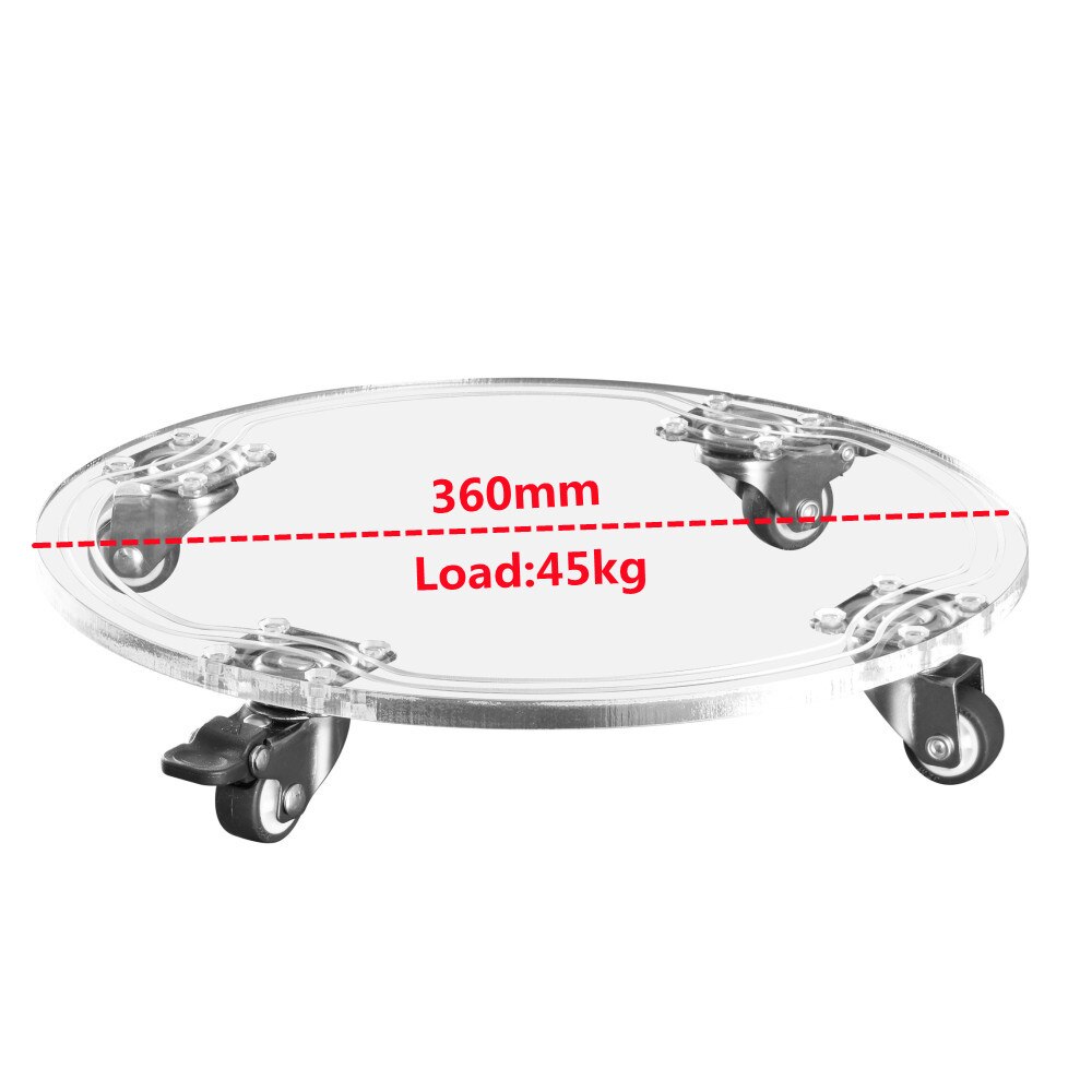 Removable plant stand flower pot tray with Univers... – Vicedeal