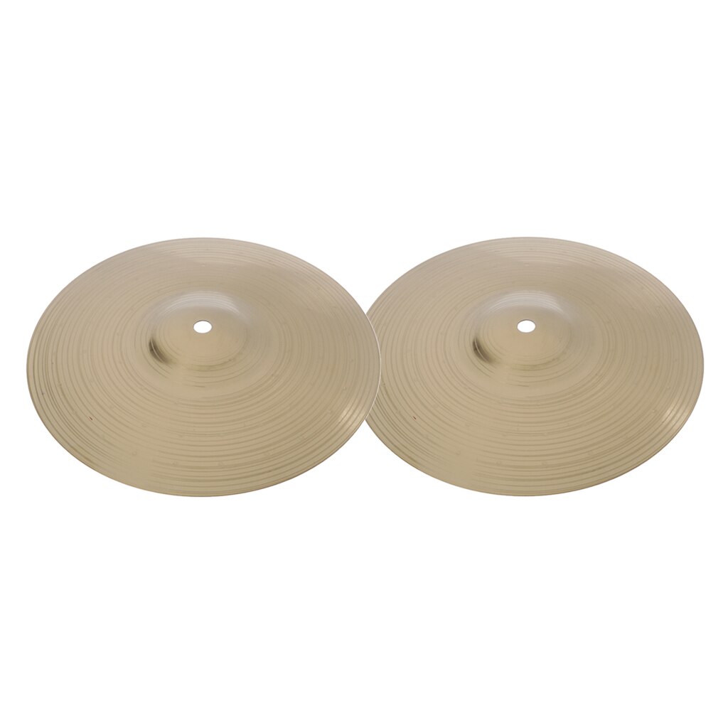 2 Stuks 10 "Lichtmetalen Drum Set Hi Hat Bekkens Voor Drummer Percussie ...