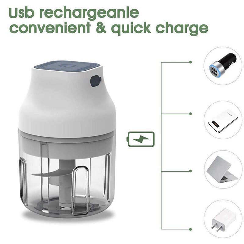 Electric Garlic Chopper, Mini Food Chopper Electri... – Grandado