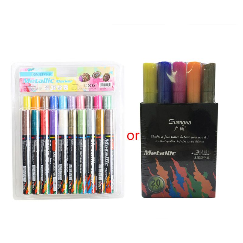 4/8/15/20 Colors Acrylic Paint Marker Pen Set for ... – Grandado