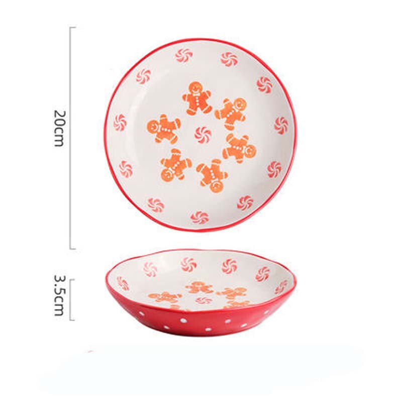 FANCITY Christmas gingerbread man Japanese ceramic... – Vicedeal