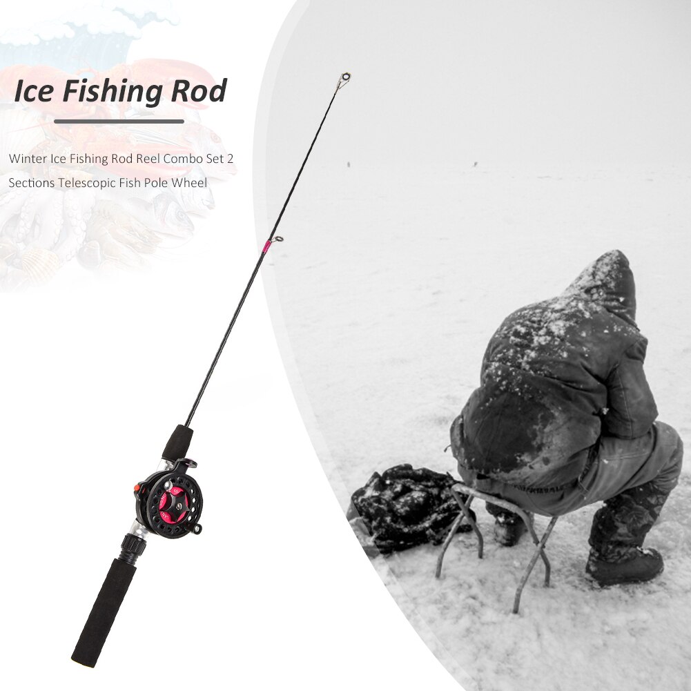 Mini Telescopic Ice Fishing Rod Portable Carbon Fi... – Grandado