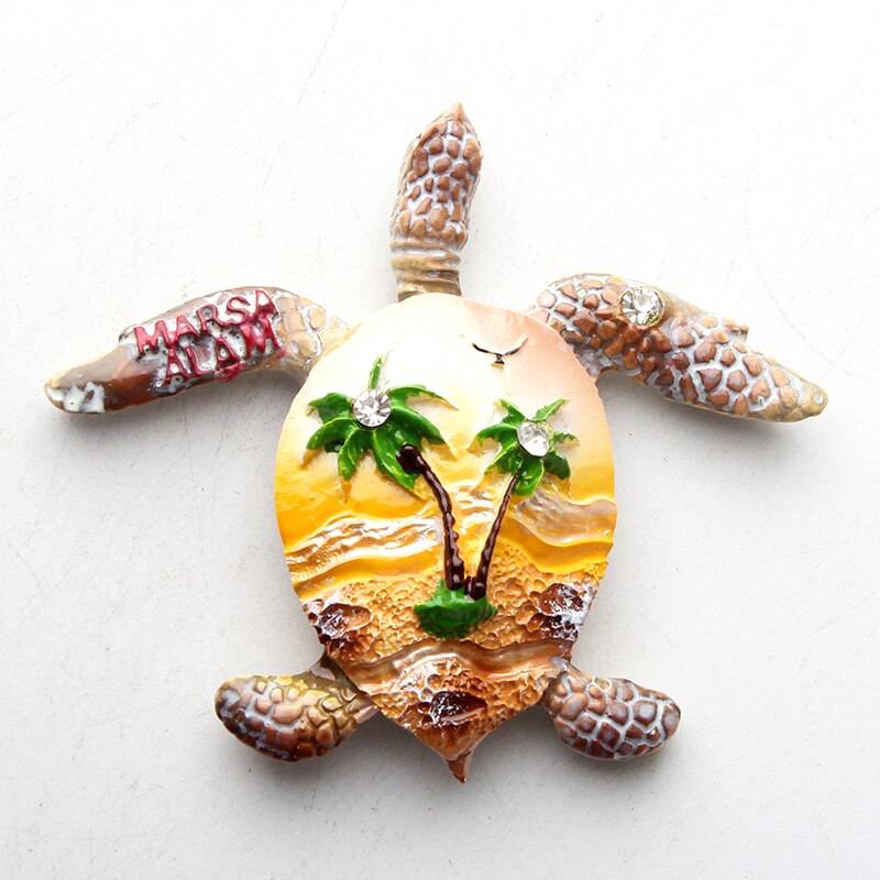 Marsa Alam Turtle Resin 3D Fridge Magnets Tourism ... – Vicedeal