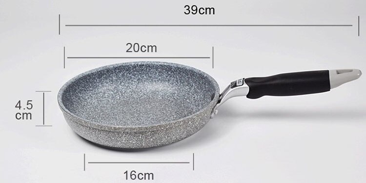 20-28cm dybgrill stegepande med låg non-stick belæ... – Grandado