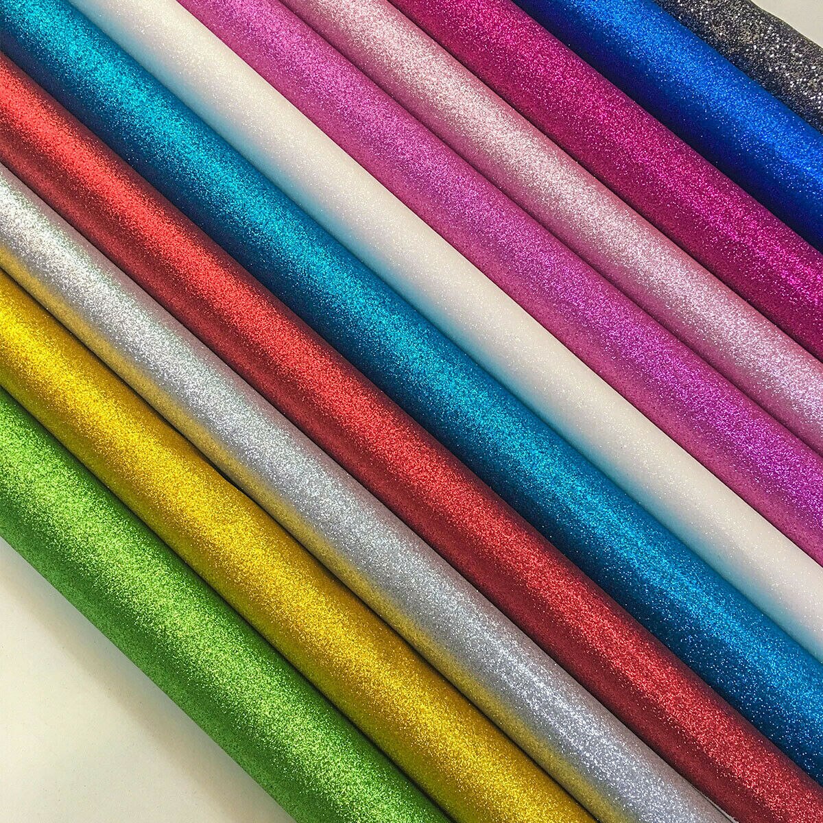 10pcs A4 PU Faux Leather Shiny Fine Glitter Sewing... – Grandado