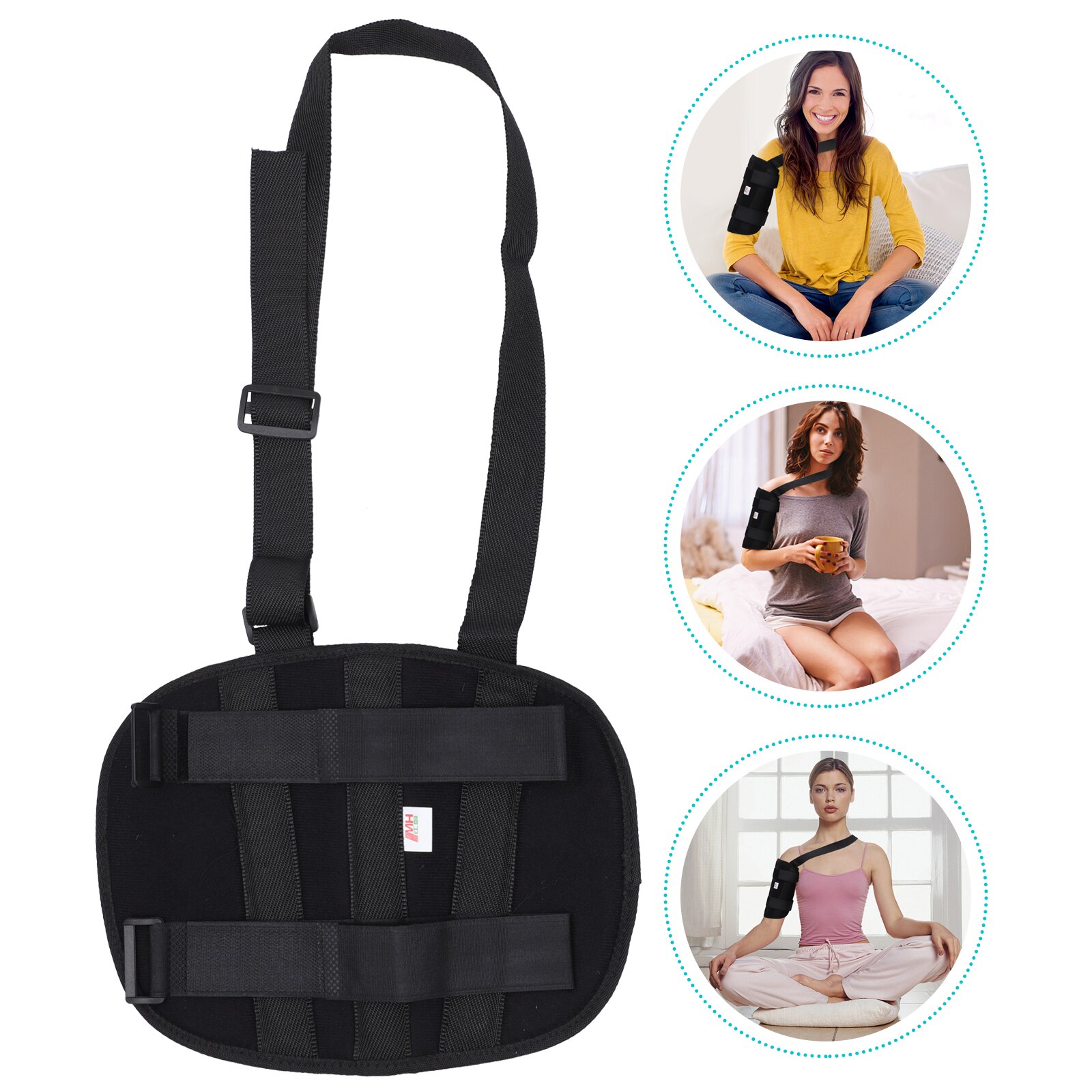 Upper Arm Fixed Strap Fractured Arm Sling Adjustab... – Vicedeal