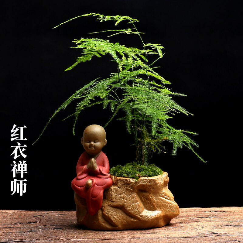 Buddha Flower Vases Art Ceramic Vase Flower Pots P... – Grandado