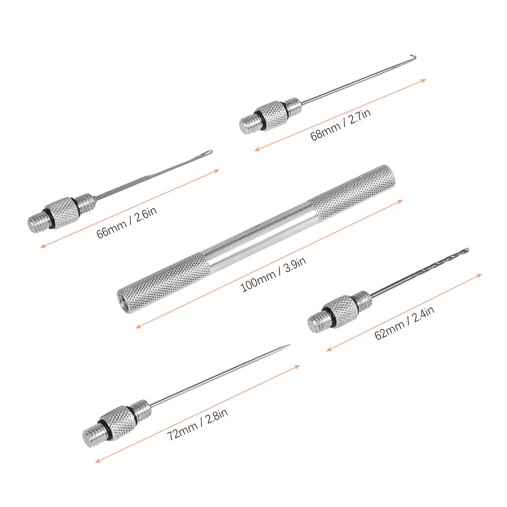 Carp Fishing Rigging Bait Needle Kit Tool Set 5-in... – Vicedeal