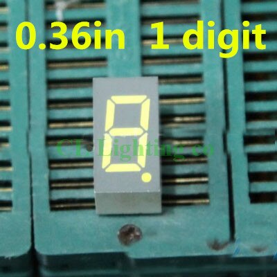 20PCS/LOT 0.36" 0.36in 7 Segment WHITE LED Display... – Grandado