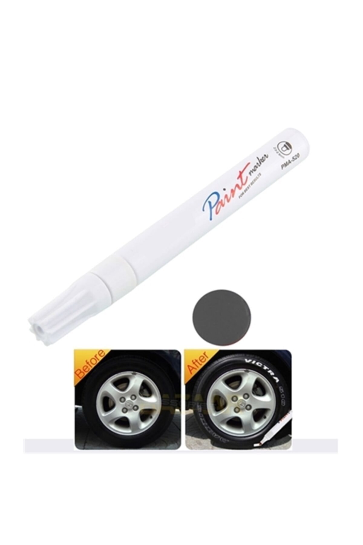 Writing On The Tire Gray Color Pen 422433 – Grandado