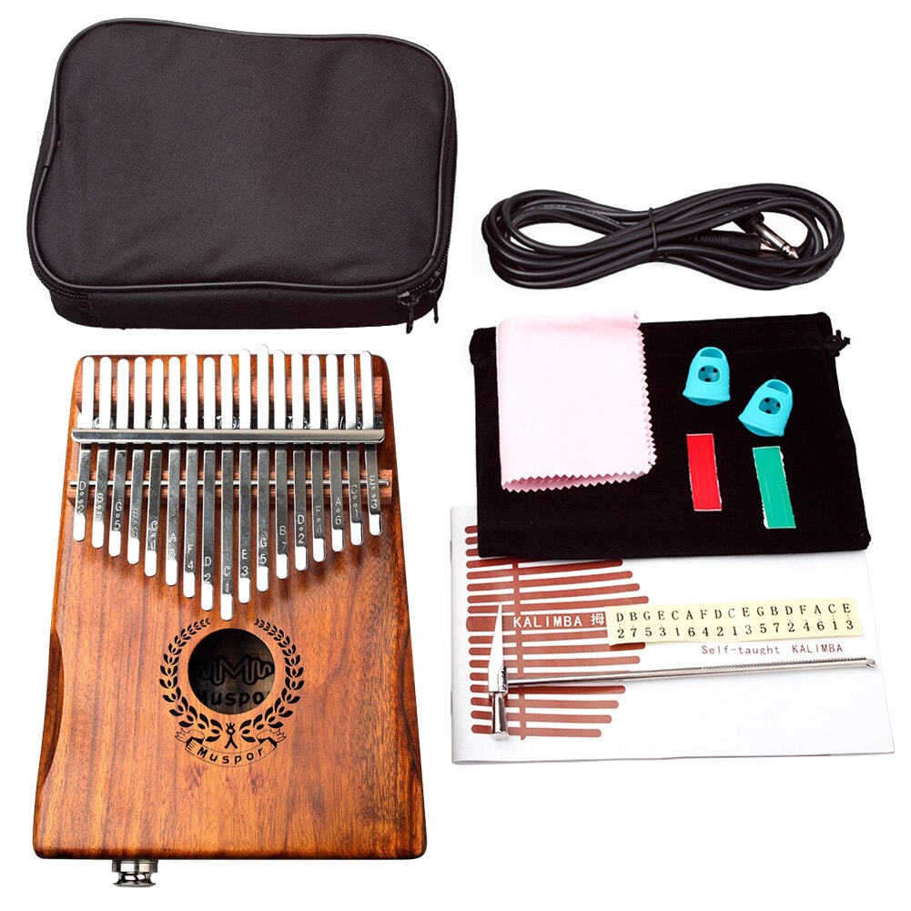 Kalimba 17 Keys Acacia Wood Thumb Piano Musical In... – Vicedeal