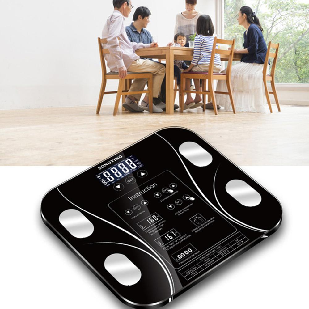 LED Living Bluetooth Smart Body Fat BMI Monitor Di... – Grandado