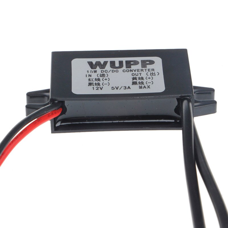 Car DC 12V to 5V 3A 15W Hard Wired Step Down Dual ... – Grandado