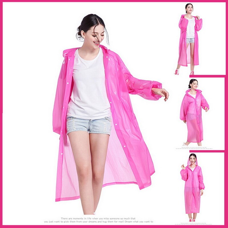 EVA Women Man Raincoat Thickened Waterproof Rain P... – Vicedeal