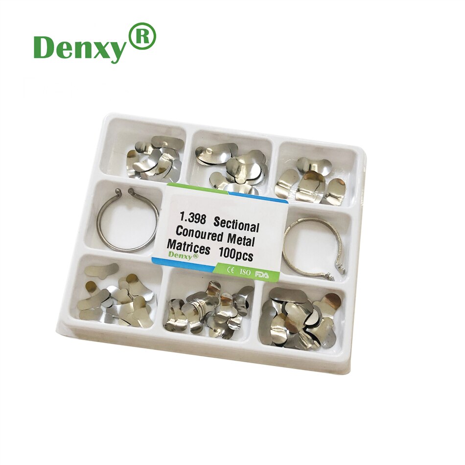 Denxy 2 Boxes Dental Matrix Bands Sectional Contou... – Grandado