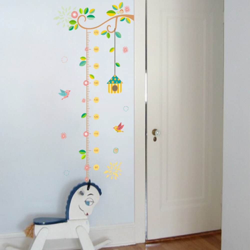 Family Tree Height Measure Wall Sticker For Kids R... – Grandado