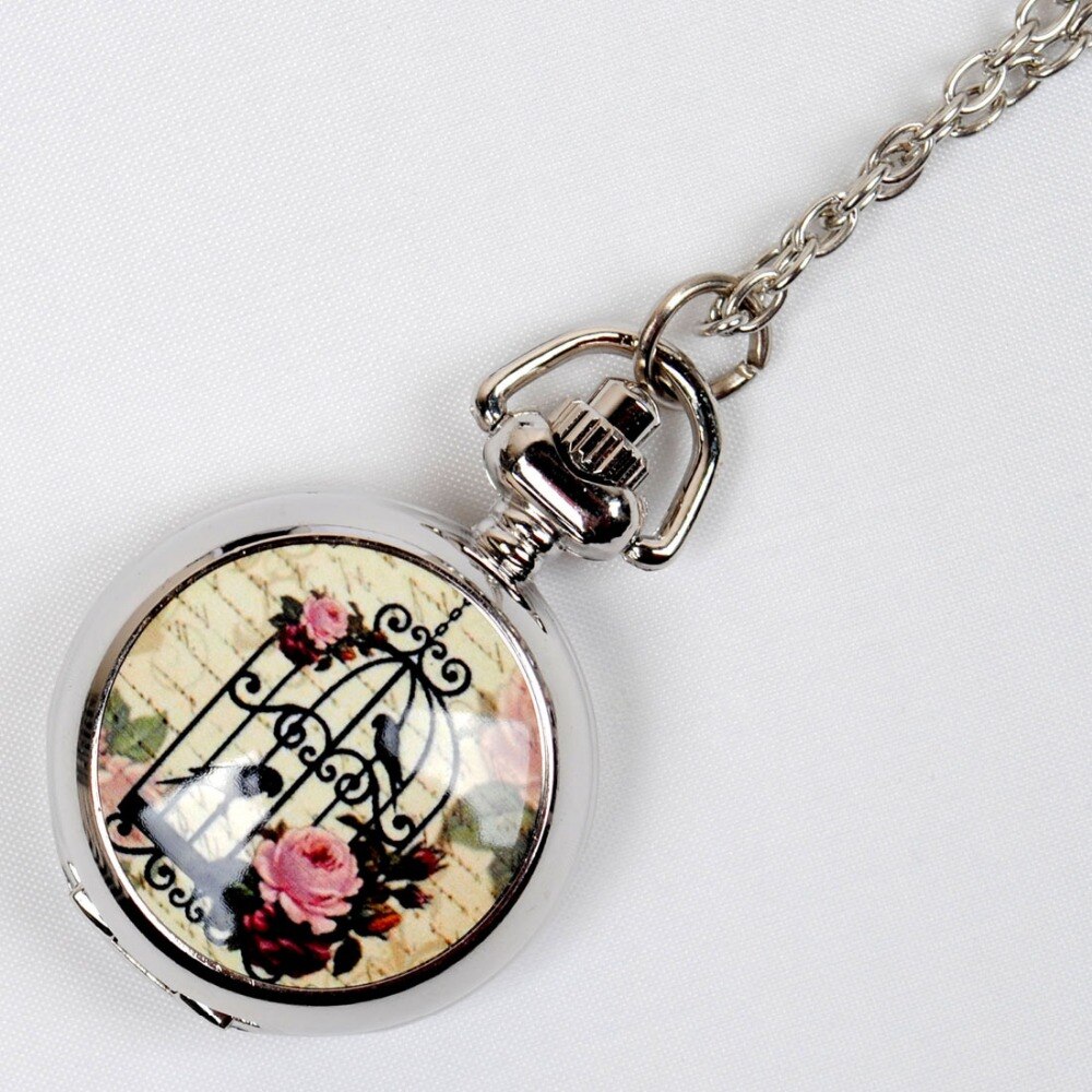 6020 Lucky Magpie Ceramic Quartz Pocket Watch Exqu... – Grandado