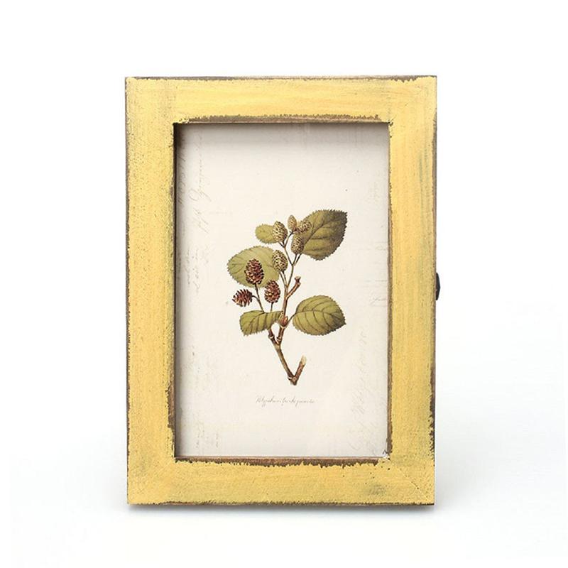 Retro Vintage 6-inch Wooden Photo Picture Frames f... – Grandado