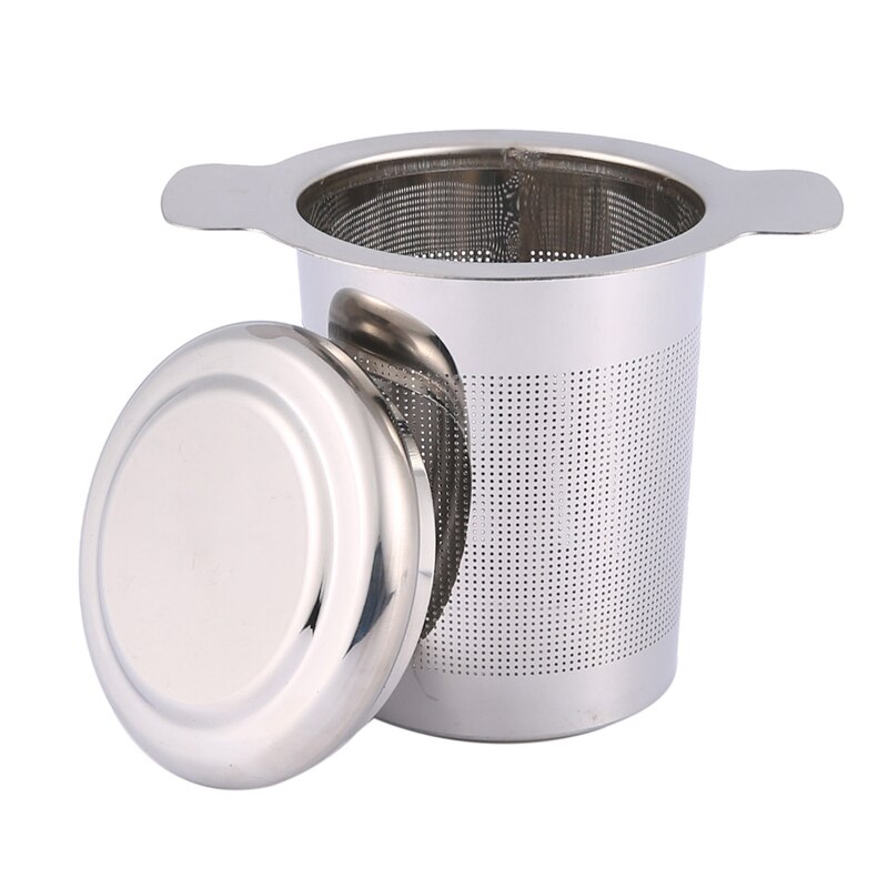 Rvs Thee Zetgroep Fijne Mesh Theezeefje Met Deksel... – Grandado