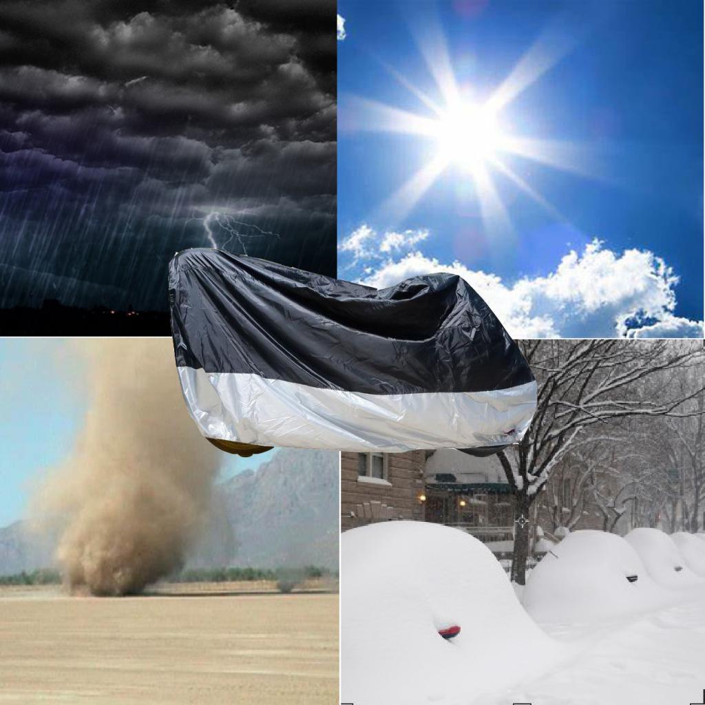 Motorcykelskydd universal skoterskydd med låshål l... – Grandado