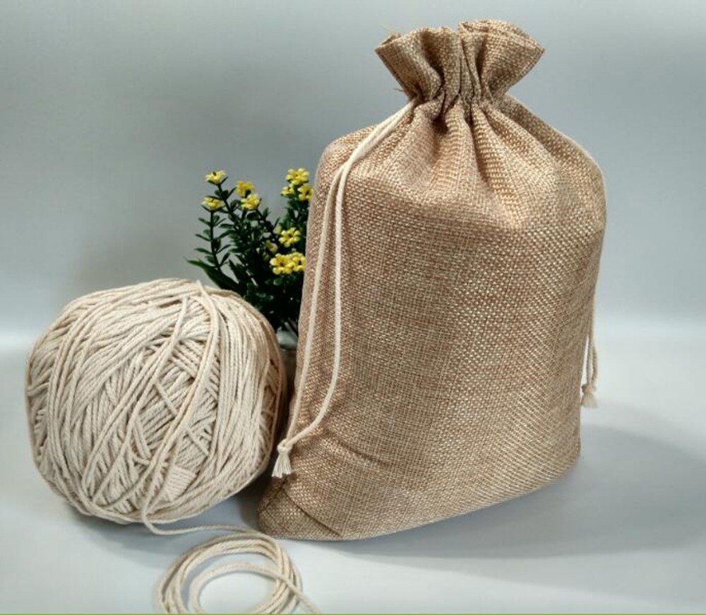 1pcs 17x23cm 20x30cm Vintage Natural Burlap Hessia... – Grandado