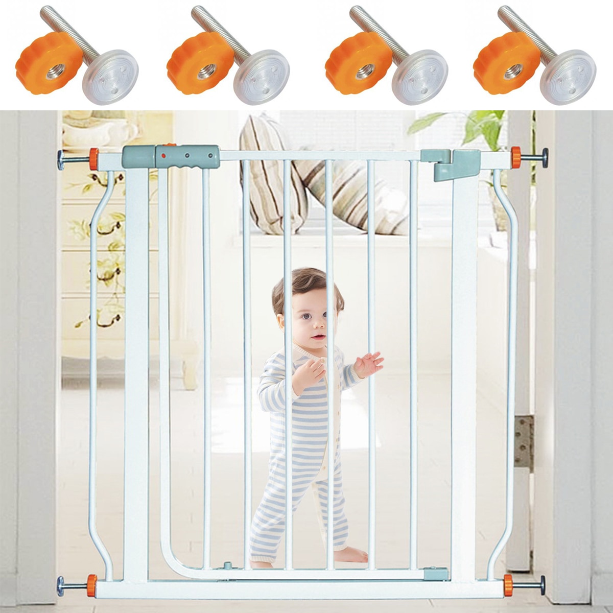 4pcs Pressure Baby Gate Screw Threaded Spindle Rod... – Grandado