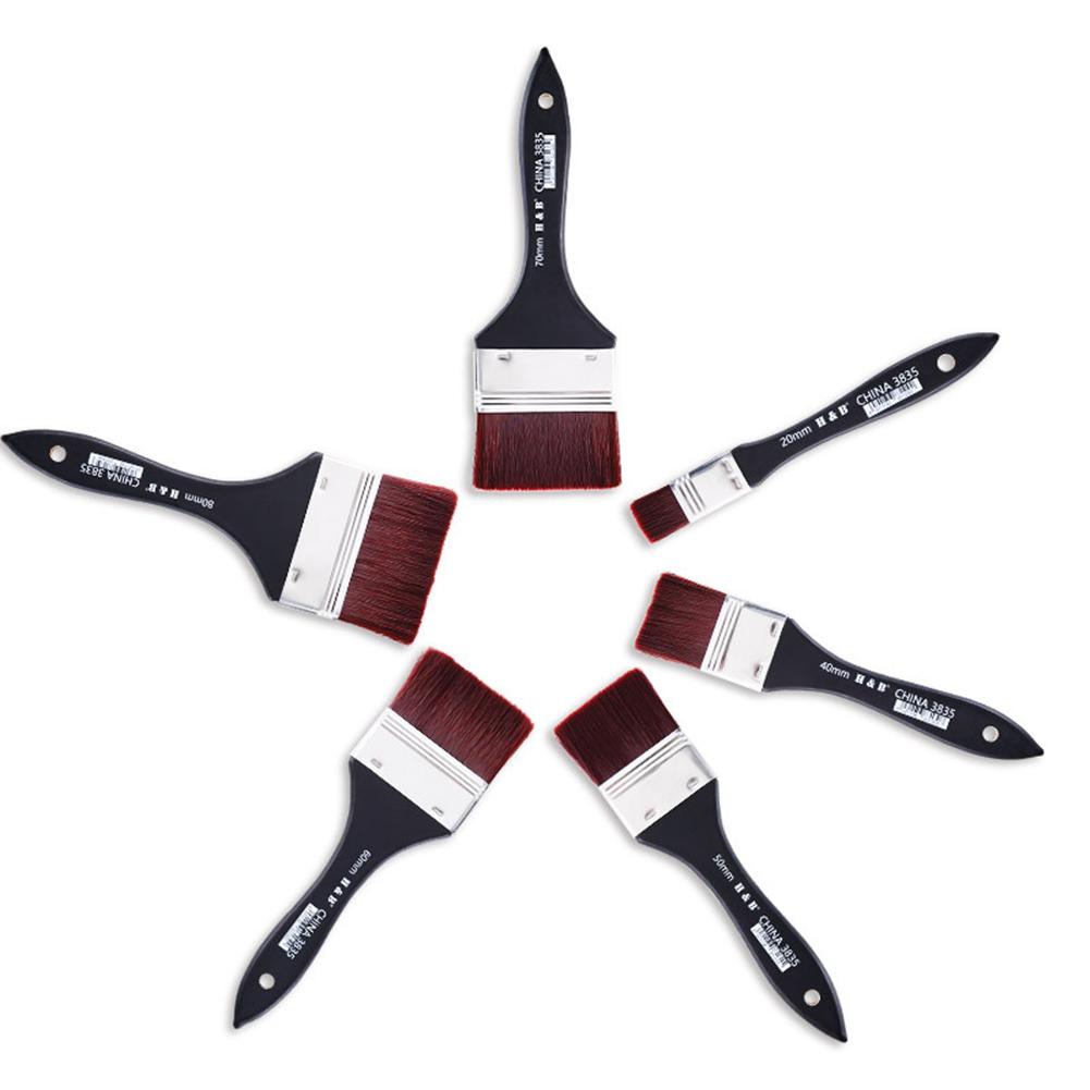 Platte Penselen Penselen Set Kunstenaar Penselen S... – Grandado