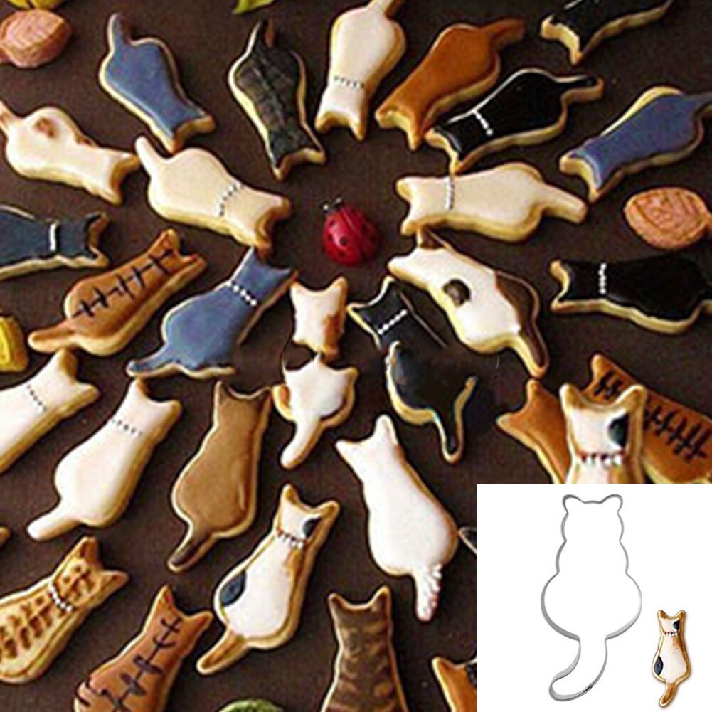 Bakeware Pastry Cat Shape Cookie Cutter Kitchen To... – Vicedeal