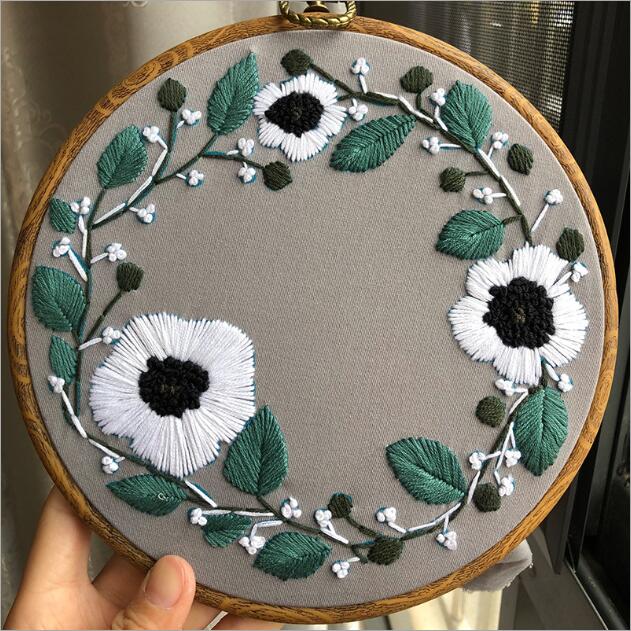 20cm Flower Shop Plant Series European embroidery ... – Vicedeal