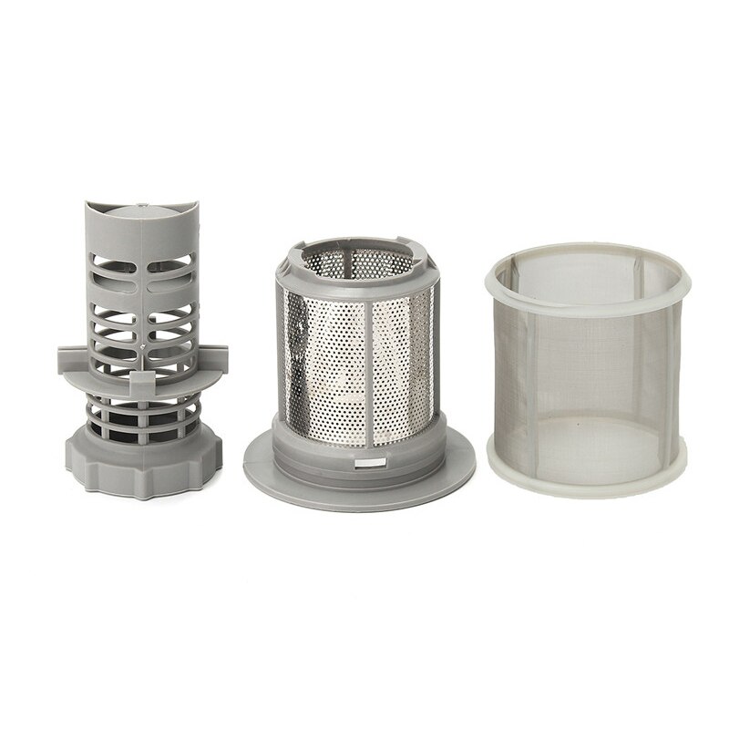 2 Part Dishwasher Mesh Filter Set Grey PP For Bosc... – Vicedeal