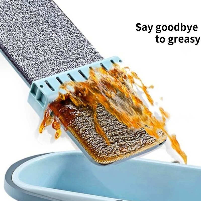 Green Squeeze Flat Mop Quick-drying Microfiber Clo... – Vicedeal