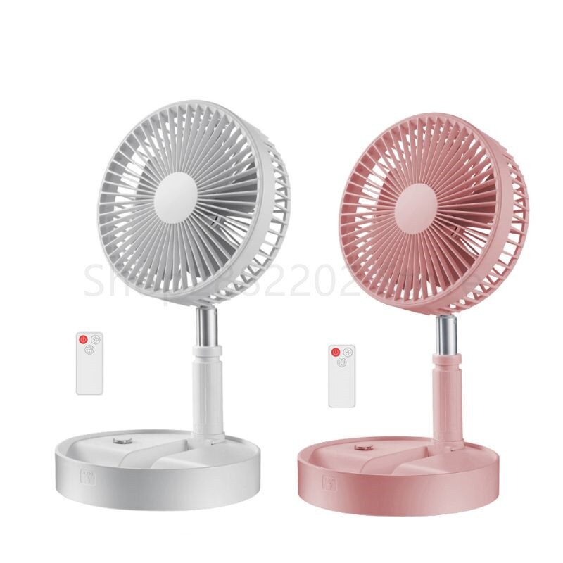 7200mAh Folding Telescopic Floor Desk Fan Remote C... – Vicedeal