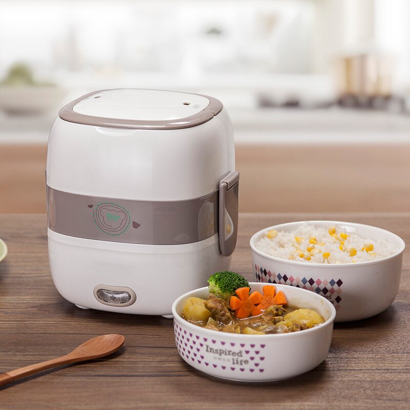 Gray Mini Cooker 270W 1.2 L Double Layer Ceramic B... – Vicedeal