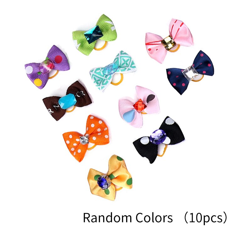 10 Pcs Pet Hairpin for Cats Dogs Double Floor Bow ... – Grandado