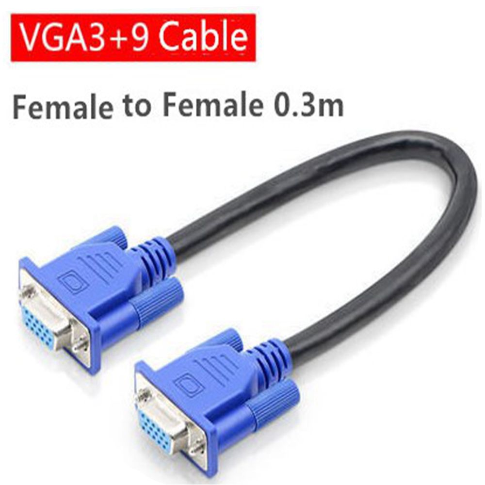 30cm hd15 pin vga d-sub kort videokabel ledning ha... – Vicedeal
