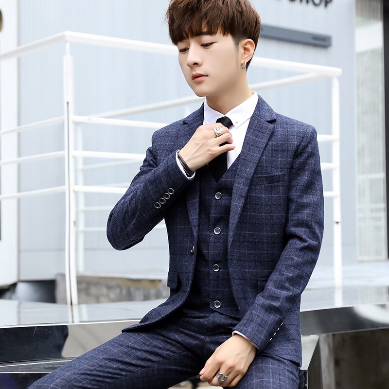 Brand Mannen Slim Fit Pak Mannen Mode 3 Stuks Here... – Vicedeal