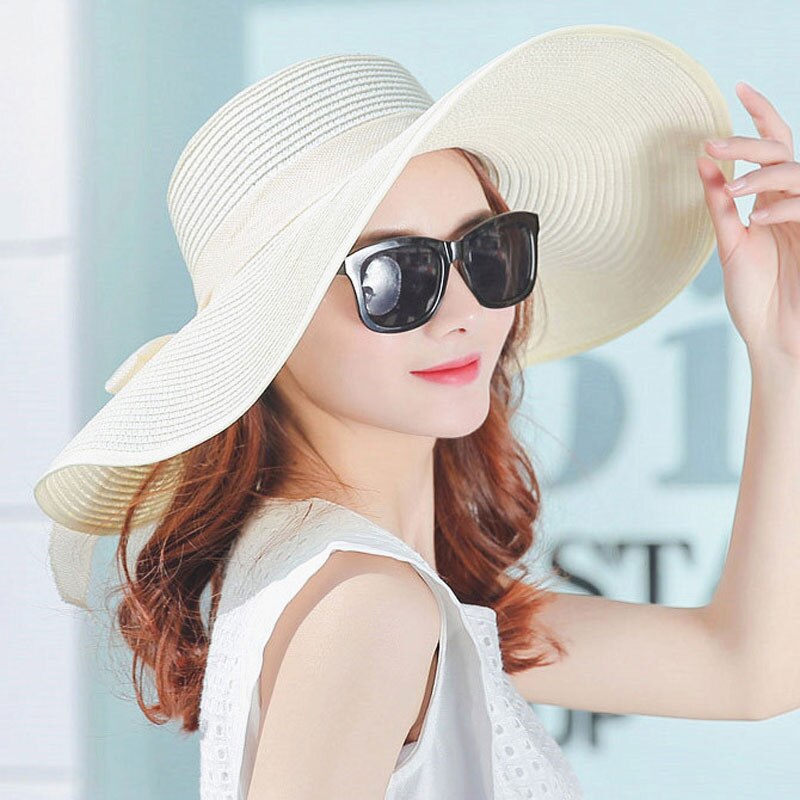 Women Summer Hats Foldable Wide Large Brim Beach S... – Grandado