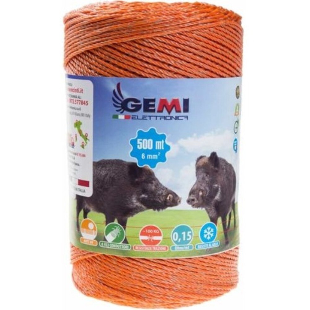 Cerca elétrica polywire 500 mt 6 mm² para cercas e... – Grandado