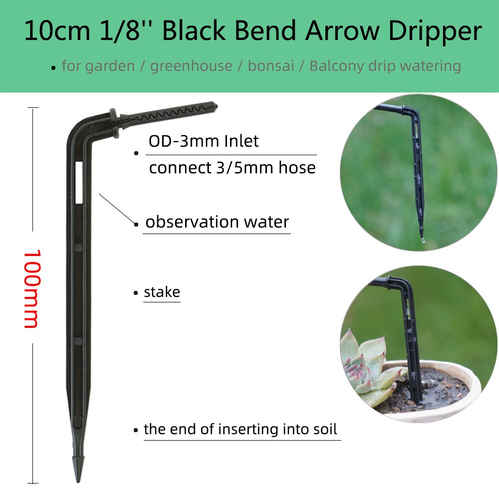 50-1000PCS Bend Arrow Dripper Micro Drip Irrigatio... – Grandado