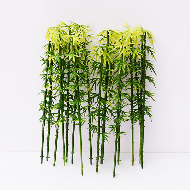 Height 10CM 12CM Miniature ABS Bamboo Tree Plant M... – Grandado