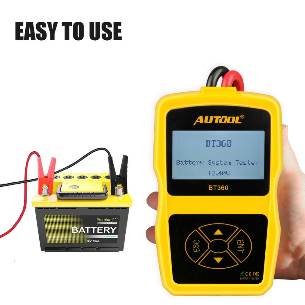 AUTOOL BT360 12V Batteria Auto Tester Digitale di ... – Grandado