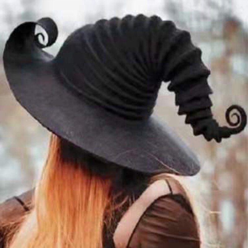 Angled Witch Hat Steeple Wizard Hat Popular Large ... – Grandado