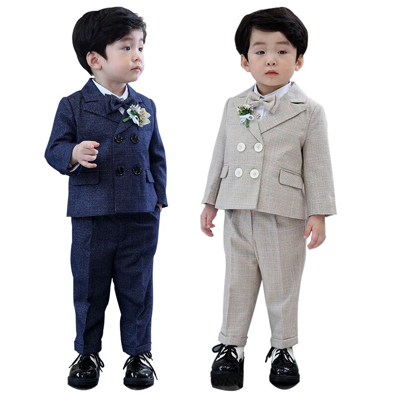 2022 Formal Toddler Boy Formal Suits Tuxedo Childr... – Vicedeal