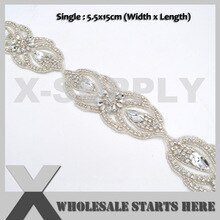 Crystal Trim,Hotfix Strass Applique Trim, Bruids T... – Vicedeal